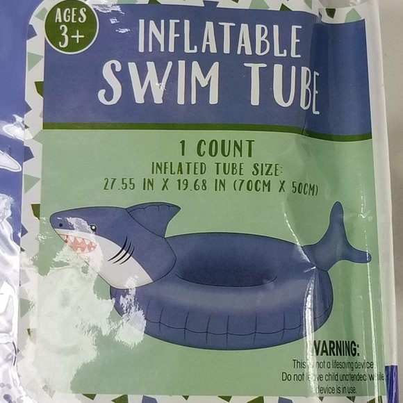 Toys | Inflatable Shark Tube With Matching Goggles Ages 3 And Up Great ...